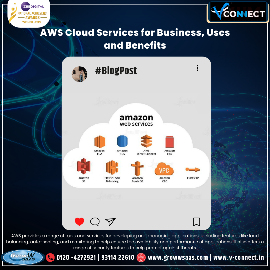 AWS Cloud Services for Business, Uses and Benefits – V-Connect Blog